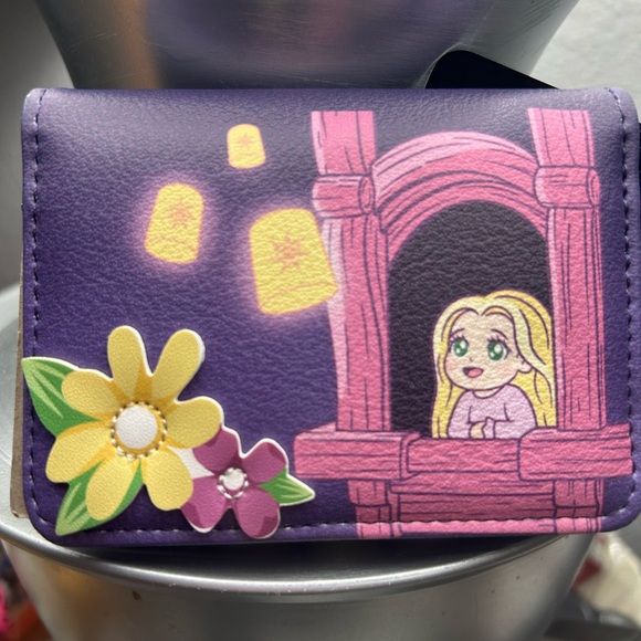 Disney | Bags | Nwt Disney Tangled Rapunzel Purple Wallet | Poshmark